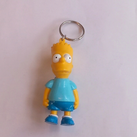 Simpsons | Toys | Bart Simpson Vintage 99 Keychain | Poshmark
